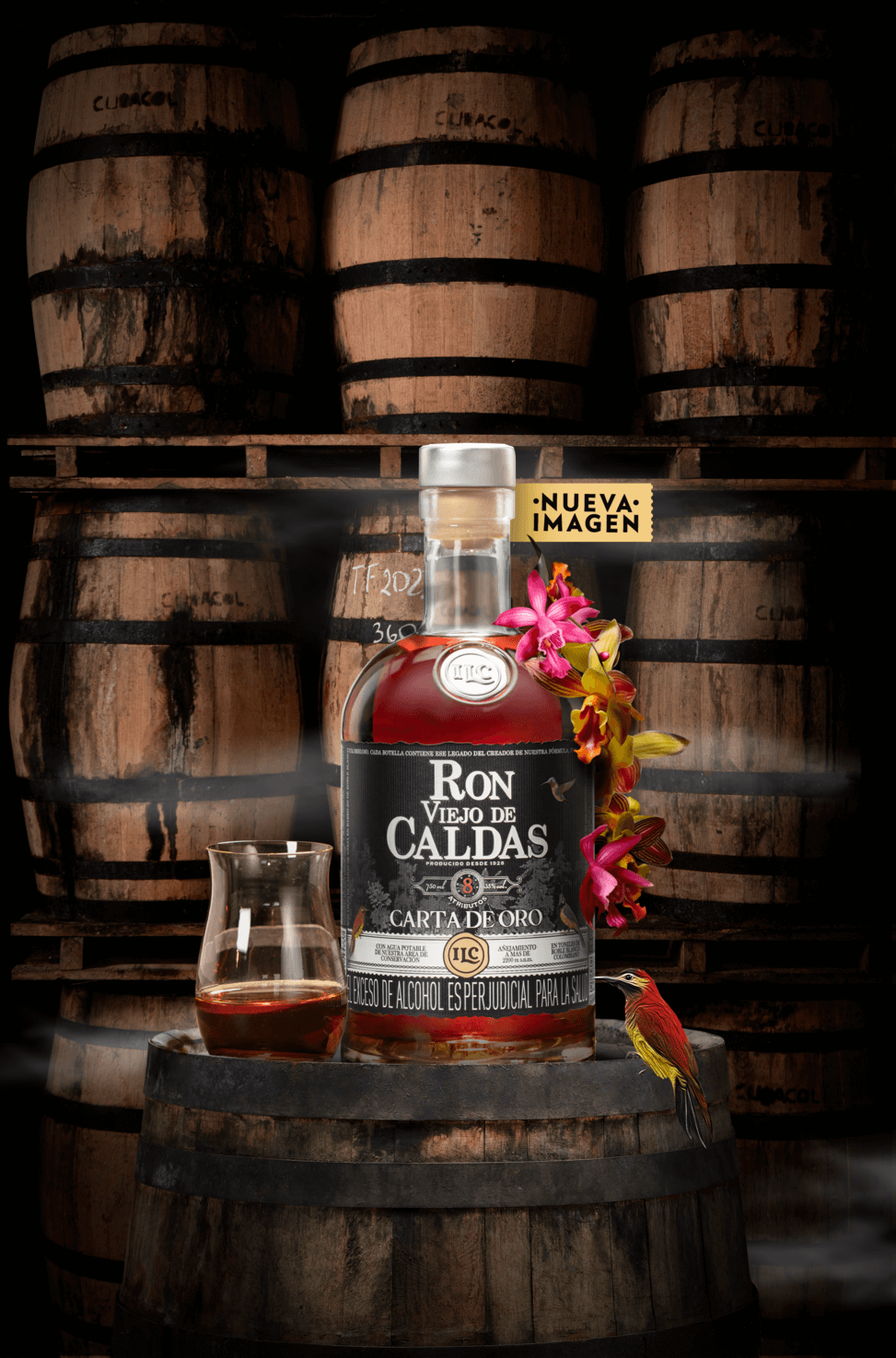 Ron Viejo De Caldas Carta De Oro - Ron Viejo De Caldas